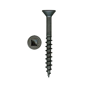8 x 1 HighPoint® XT Square Drive Woodworking Screws, Flat Head, Dry Lube, 100 pc