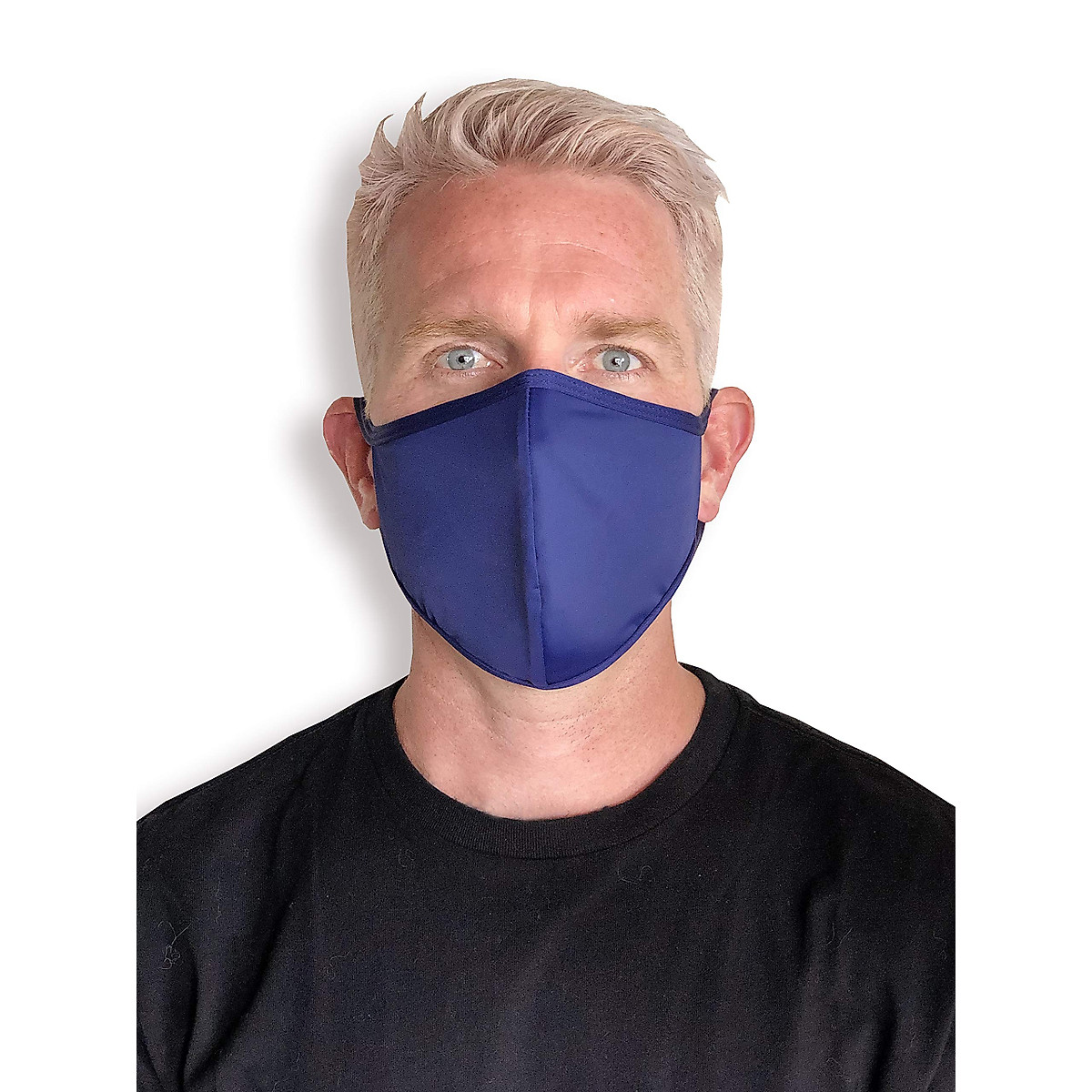 Reusable Fabric Face Masks (Pack of 10, Assorted Colors)