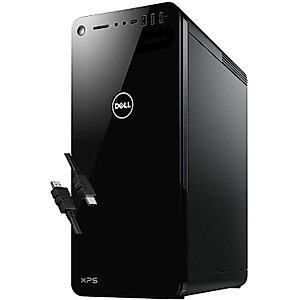 2020 Flagship Dell XPS 8930 Desktop Computer 9th Gen Intel Hexa-Core i5-9400 (Beats i7-7700HQ) 16GB RAM 1TB PCIe SSD 1TB HDD USB-C MaxxAudio WiFi HDMI Win 10 (Renewed)