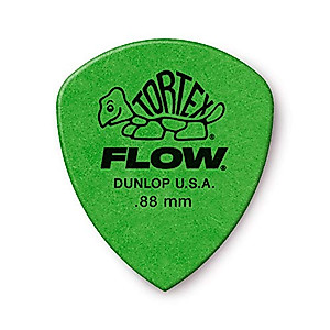 Jim Dunlop Tortex Flow Standard .88mm Guitar Picks (558P.88), Pack of 12