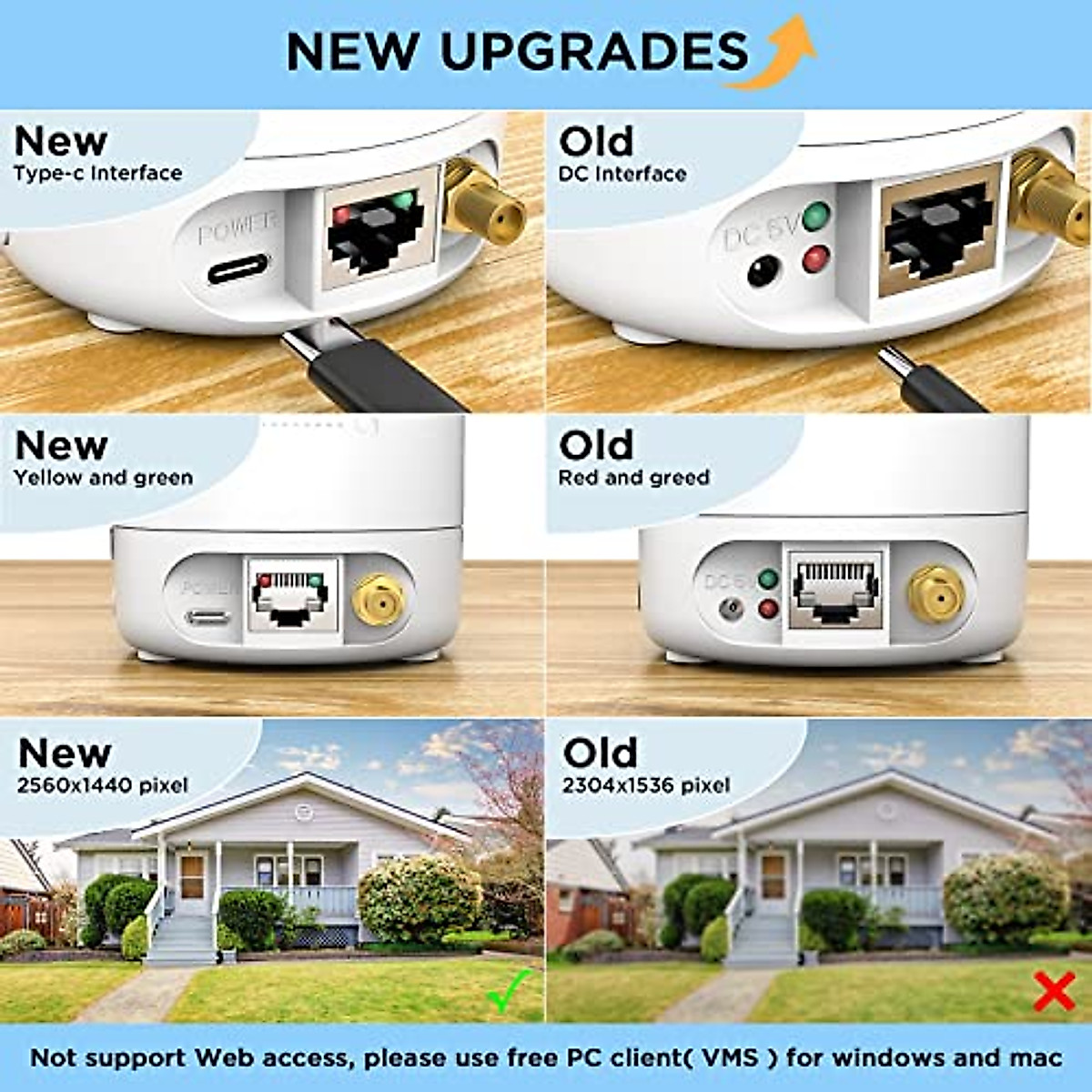 FOSCAM Home Security Camera R4S 4MP(2K) WiFi Camera, 2.4/5GHz Wireless IP Indoor Camera with AI Human Detection & Sound Detection, 33ft Night Vision, 2-Way Audio,Compatible with Alexa, White