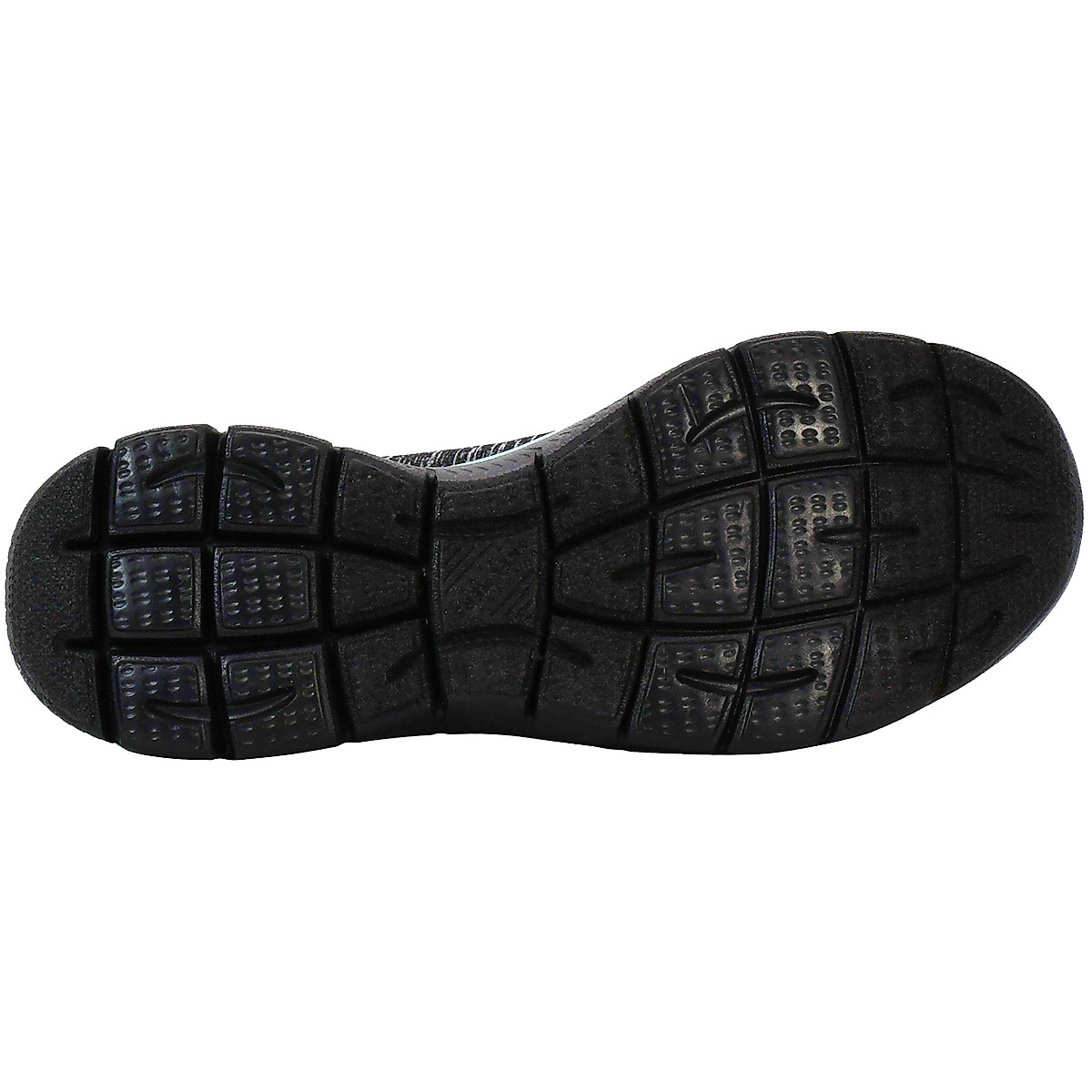 Skechers Women's Summits-Quick Getaway Black/Aqua Sneaker 8.5 W US