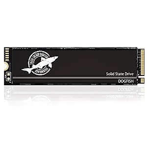 Dogfish 4TB M.2 NVMe SSD PCIe 4.0 Gen 4 with Graphene Thermal Pad,Works with PS5, Up to 7300 MB/s Internal Gaming SSD Solid State Drive High Performance Storage for Laptop PCs and Desktop I M.2 2280