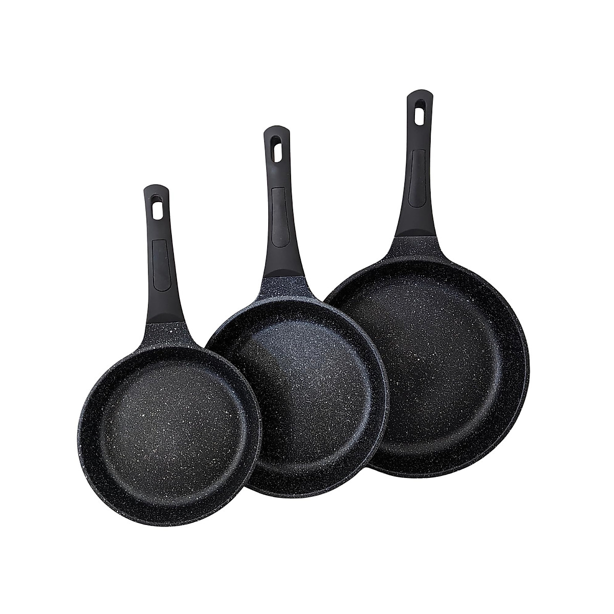 Generic D&W Nonstick Skillets and Pans, Deane White - DW Cookeware - D&W - D and W, skillets, sauce pans, pots and more. (Black/Black, 11""), DWpnspts324