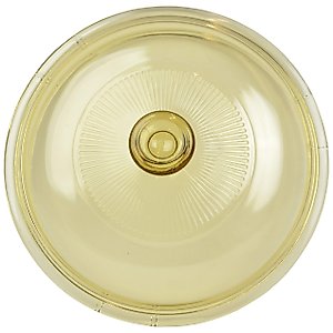 Visions 1.5 Quart Amber Glass Lid Cover