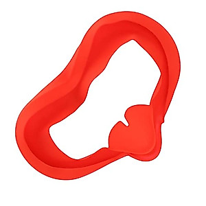 VR Protective Cover, Skin Friendly Washable VR Glasses Silicone Eye Breathable for Quest 2(red)