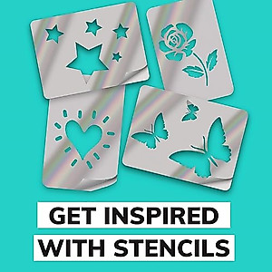 BIC BodyMark Party Pack Temporary Tattoo Marker for Skin, Premium Brush Tip, 4 Count Pack