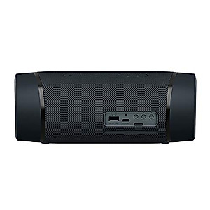 Sony SRSXB33 Extra BASS Bluetooth Wireless Portable Waterproof Speaker (Black) Bundle with Hardshell Travel and Storage Case (2 Items)