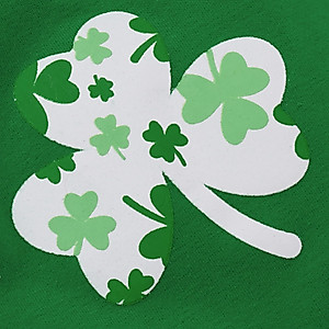 XFGLCK Toddler Kids Baby Girls St.Patrick's Day Outfits Flare Tunic Long Sleeve Dress Shirt Shamrock Print Pants Scarf Sets (Green St.Patrick's day outfits, 2-3 Years)