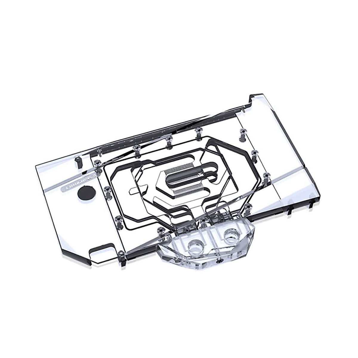 Copper GPU Water Cooling Block GPU Waterblock Graphics Card Water Cooling Block for Zotac GeForce RTX 4090 AMP Extrme AIRO Trinity (5V ARGB RBW Aura Effect LED Lights GPU Block with Backplate)