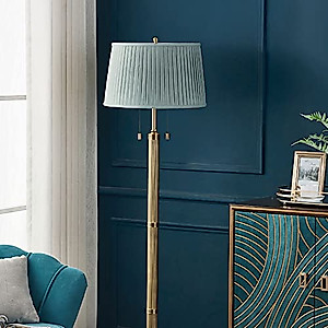 GRFIT Indoor Floor Lamp Pure Copper Floor Lamp, All Copper American Bedside Lamp, Bedroom Living Room European Style Retro Villa European Style High-end Decorative Lamps Standing Reading Lamps