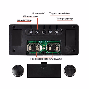 Runleader Digital 9999 Days Countdown Event Reminder Timer, Use for Wedding Retirement Christmas Vacation Lab Homework Exercise Gym Workout Sports Classroom Meeting Working Kitchen Cooking