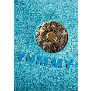 Loungefly x Lilo and Stitch Pineapple Stitch Chenille Snap Wallet, Blue, Standard