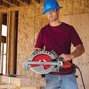 Skilsaw Magnesium Sawsquatch Worm Drive Circular Saw - 10 1/4in. 15 Amp, with Electric Brake, Model Number SPT70WM-22