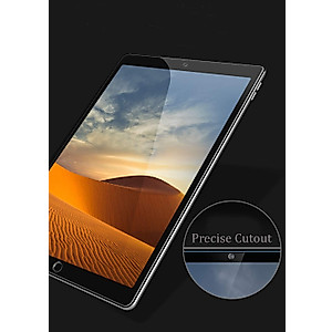 Pokanic - Compatible with iPad 8 (2020) 7 (2019) Generation 10.2 Inch Screen Protectors, Pencil HD Tempered Glass 9H Films, Anti-Scratch Anti-Fingerprint Easy Install 8th 7th (2 Pack)