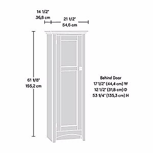 Sauder Summer Home Pantry, Carolina Oak finish