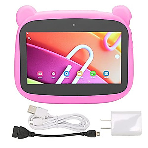 7 Inch Kids Tablet, for Android 10 Tablet 32GB MTK6592 Octa Core Tablets PC, Rear 5MP Camera, Dual Band WiFi Tableta Support Gravity Sensing, Big Battery Life (US)