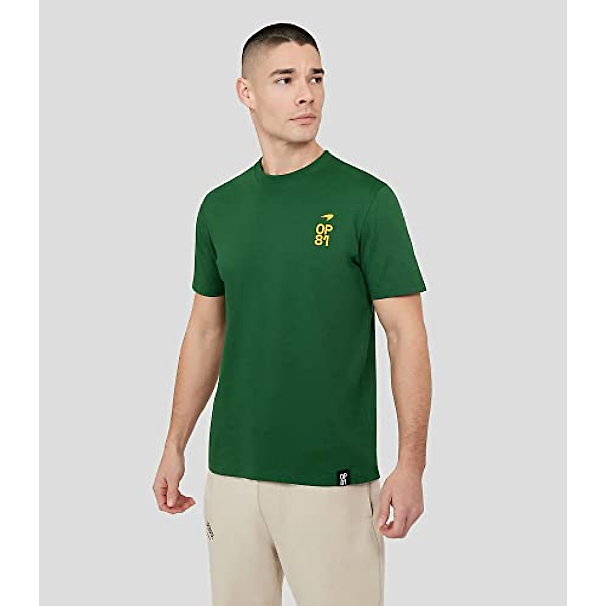 McLaren F1 Men's 2023 Oscar Piastri Team Replica Set Up T-Shirt Green