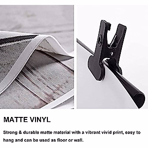 Lofaris Winter Christmas Backdrop Xmas Photography Backdrop Rustic Barn Wood Door Backdrop Xmas Tree Snow Gift Bell Kids Adult Family Supplies Banner Party Baby Shower Decoration Background 10x7ft