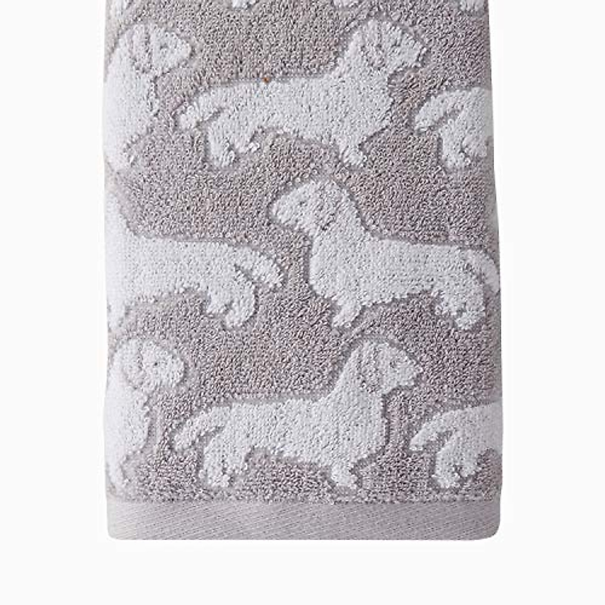 SKL Home by Saturday Knight Ltd. Dog 2 Pc Hand Towel, Gray