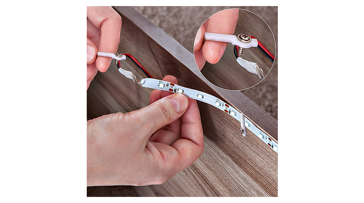 Mudder 300 LED Mounting Clips - Secure Your Light Strips
