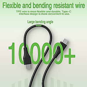 65W 45W Type C USB C Laptop Charger Compatible with Lenovo ThinkPad T480 T580 T480S X280 E580 Chromebook C330 S330 S340 100e 300e 500e Yoga C930 T590 A485 AC Adapter Power Supply