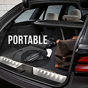 Lectron Electric Vehicle Charger 16 Amp - Level 1 EV Charger (110V) with 21ft Extension Cord & Nema 5-15 Plug Compatible with All J1772 EVs