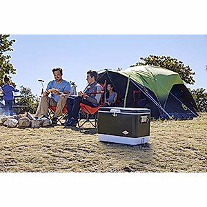 Coleman Carlsbad Dark Room Camping Tent with Screened Porch, 4/6 Person Tent Blocks 90% of Sunlight and Keeps Inside Cool, Weatherproof Tent with Easy Setup and Screened-In Porch