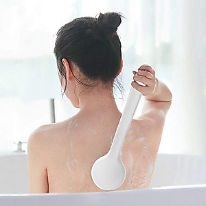 WAGA Bath Brush Body Exfoliating Scrubber Long Handle Body Back Massage Shower Foam Bath Body Brush Cleansing Accessories