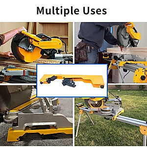 Miter Saw Mounting Brackets N087371 DW7231 use for Dewalt's DW723, DWX723, DWX724, and DWX725 DWX725B Heavy Duty Miter Saw. (2 pack) Yellow, Large