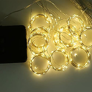 Christmas Lights,3x3M Solar led String Light， Outdoor Fairy Curtain Lights， Garland Window Christmas Decoration， for Home Garden Party Solar Lamp