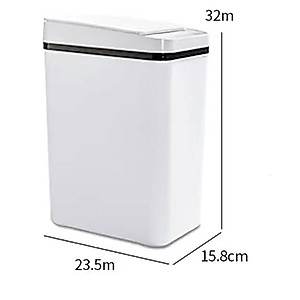 DHTDVD Smart Trash Can for Bathroom Kitchen Automatic Wastebasket Waterproof Trash Waste Bins