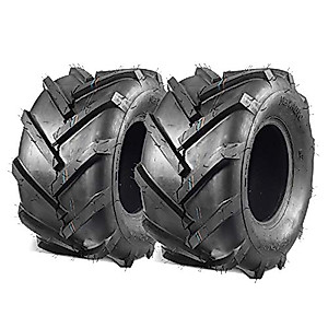 MaxAuto 2 Pcs 18X9.50-8 Lawn Mower Tractor Tires 18X9.50X8 Very Wide 6 Ply Rated P328
