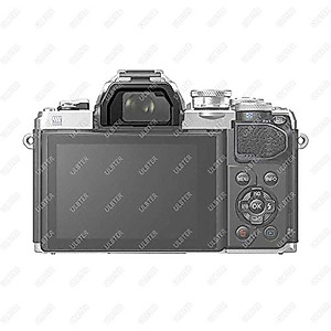 EP-15 Eyepiece Eyecup Viewfinder Eye Cup for Olympus OM-D E-M10 Mark II III/E-M5 Mark II Silver/Black Digital Cameras (2-Pack), ULBTER Viewfinder Eye Cup Cover EM5 EM10 MarkII MarkIII