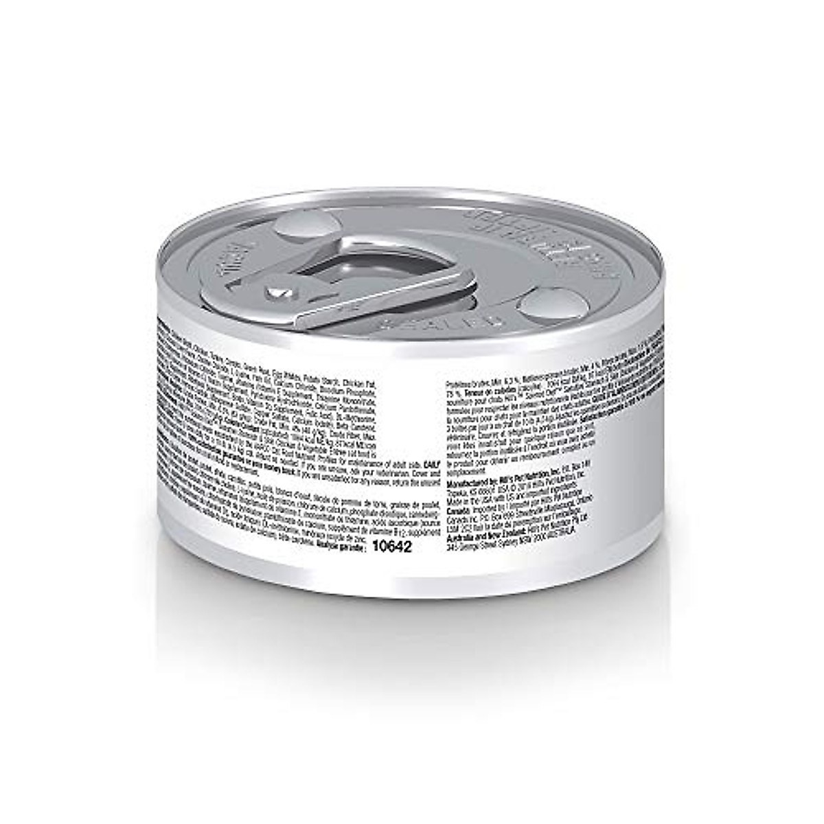 Hill's Science Diet Wet Cat Food, Sensitive Stomach & Skin, Chicken & Vegetable Recipe, 2.9 Ounce (Pack of 24)