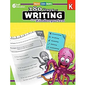 180 Days of Writing for Kindergarten - An Easy-to-Use Kindergarten Writing Workbook to Practice and Improve Writing Skills (180 Days of Practice)
