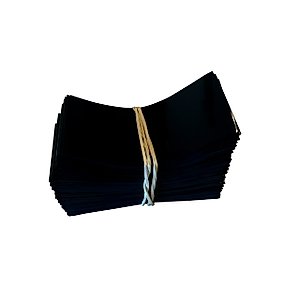 55 x 28 mm Black Perforated Shrink Band for Large Boston Rounds, Cylinder Bottles, Carafe Bottles and More. [Compatible Diameter Range: 1” – 1 1/4”] - Bundle of 250
