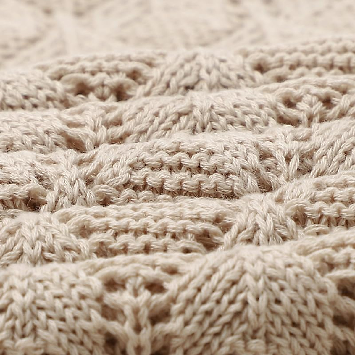 Wugugu Neutral Newborn Baby Blanket for Boys Girls Organic Cotton Swaddle Blankets Baby Essentials for Infant Toddler Crib Stroller Beige 30 x 40 Inches