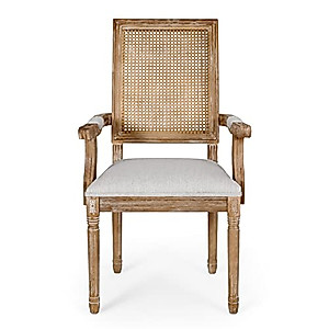 Christopher Knight Home Maria DINING CHAIR SETS, Light Grey + Natural