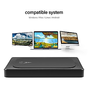 Aiolo Innovation 1TB External Hard Drive Ultra Slim Portable HDD-USB 3.0 for PC, Mac, Laptop, PS4, Xbox one,Xbox 360 Model A4