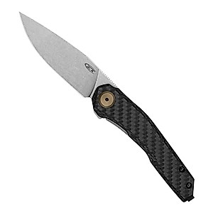 Zero Tolerance 0545, 3.2 inch Premium CPM MagnaCut Steel Blade, Carbon Fiber Handle, Pocketclip, Made in The USA,