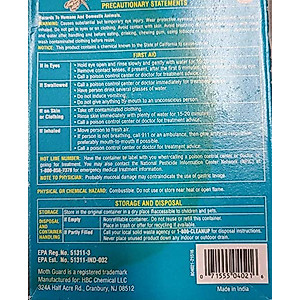 Supply Guru MothGuard 3 Pack of 5 oz Old Fashioned Original Moth Balls Repellent Closet Clothes Protector, No Clinging Odor, Kills Clothes Moths, Eggs, Larvae, and Carpet Beetles (3-Pack of 5 oz)
