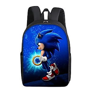 Troishui 3D Printed Boys and Girls Game Backpack Travel Bags Cartoon Novelty Daily Backpack A4-One Size