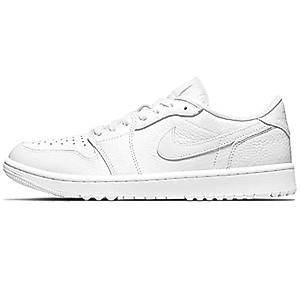 Jordan Mens Air 1 Low Golf DD9315 101 Triple White - Size 10
