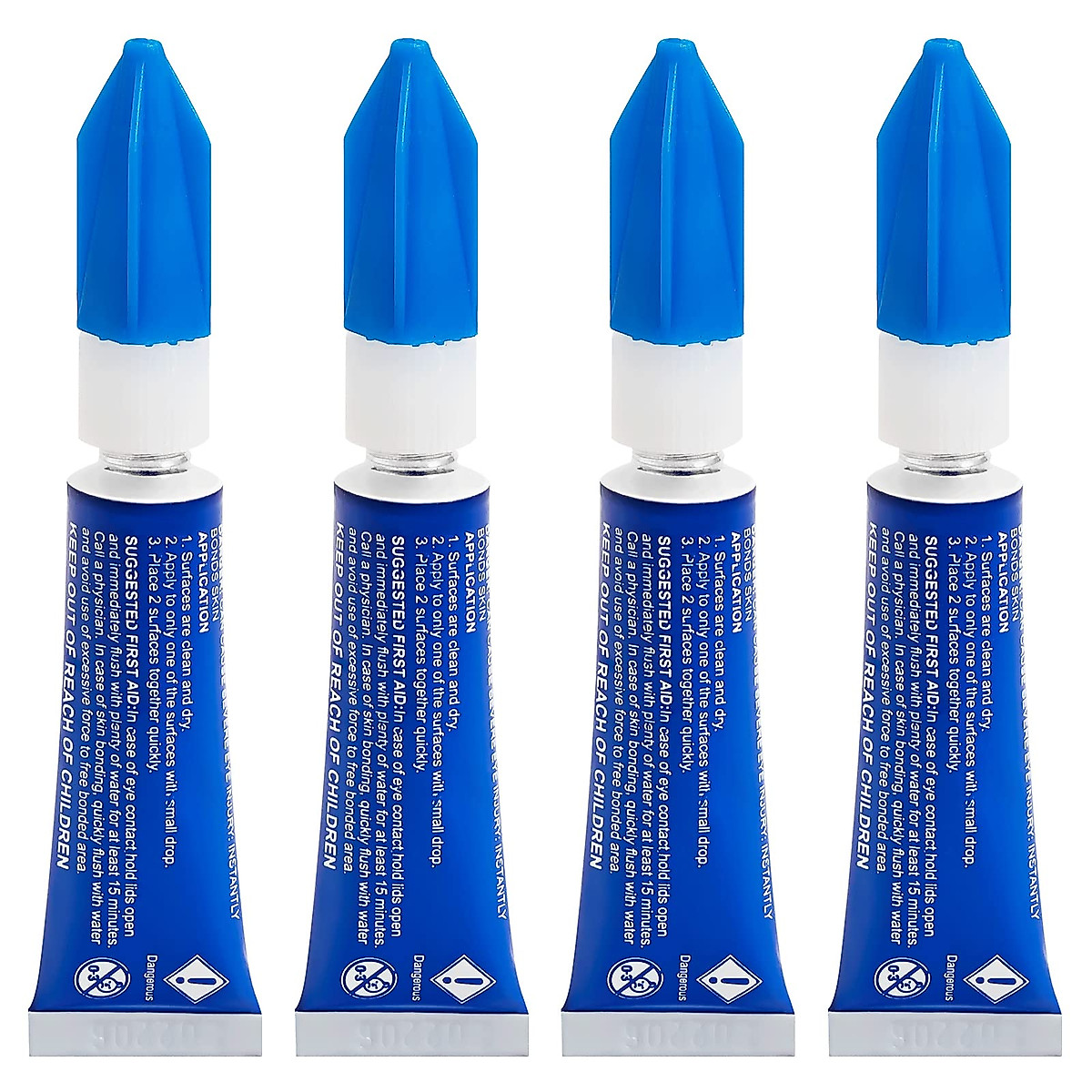 Okebond Super Glue Clear Strong Repair 4 x 3g (Blue OB-OK-4+4pcs)