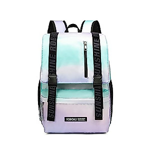 Robhomily Backpack for Teen Girls Middle School Backpack Purple Spacious Lightweight Bookbags Travel Casual Daypack Laptop Backpacks for Teenage Girl Women