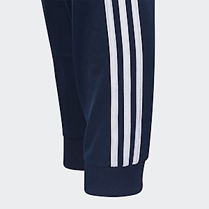 adidas boys Iconic Tricot Jogger Track Pants, Collegiate Navy, 7 US