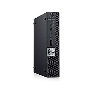 DELL 7060-MINI, Core i7-8700T 2.4GHz, 16GB, 256GB SSD, Windows 10 Professional 64bit, Black (Refurbished)
