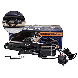 Trihelper Car Jack Electric Jack - 12V Car Scissor Jack for 2 Ton Vehicle Electric Quick Car Lift for Tire Change and Road Emergencies