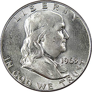 1963 D Franklin Half Dollar AG About Good 90% Silver 50c US Coin Collectible